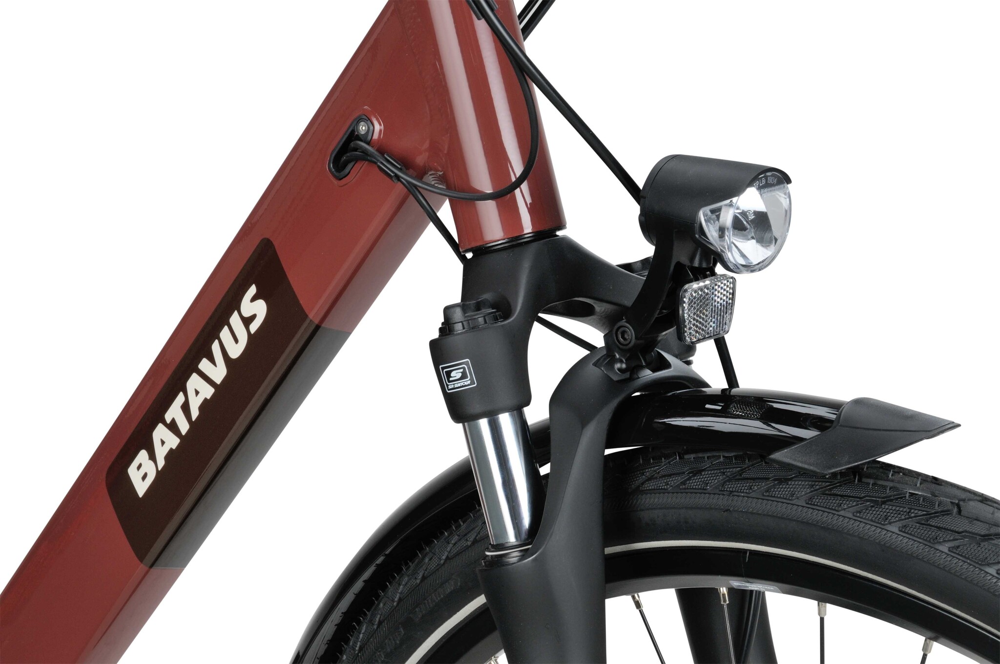 Batavus Altura E-go Plus Bes3 Elektrische Damesfiets 7V Rood