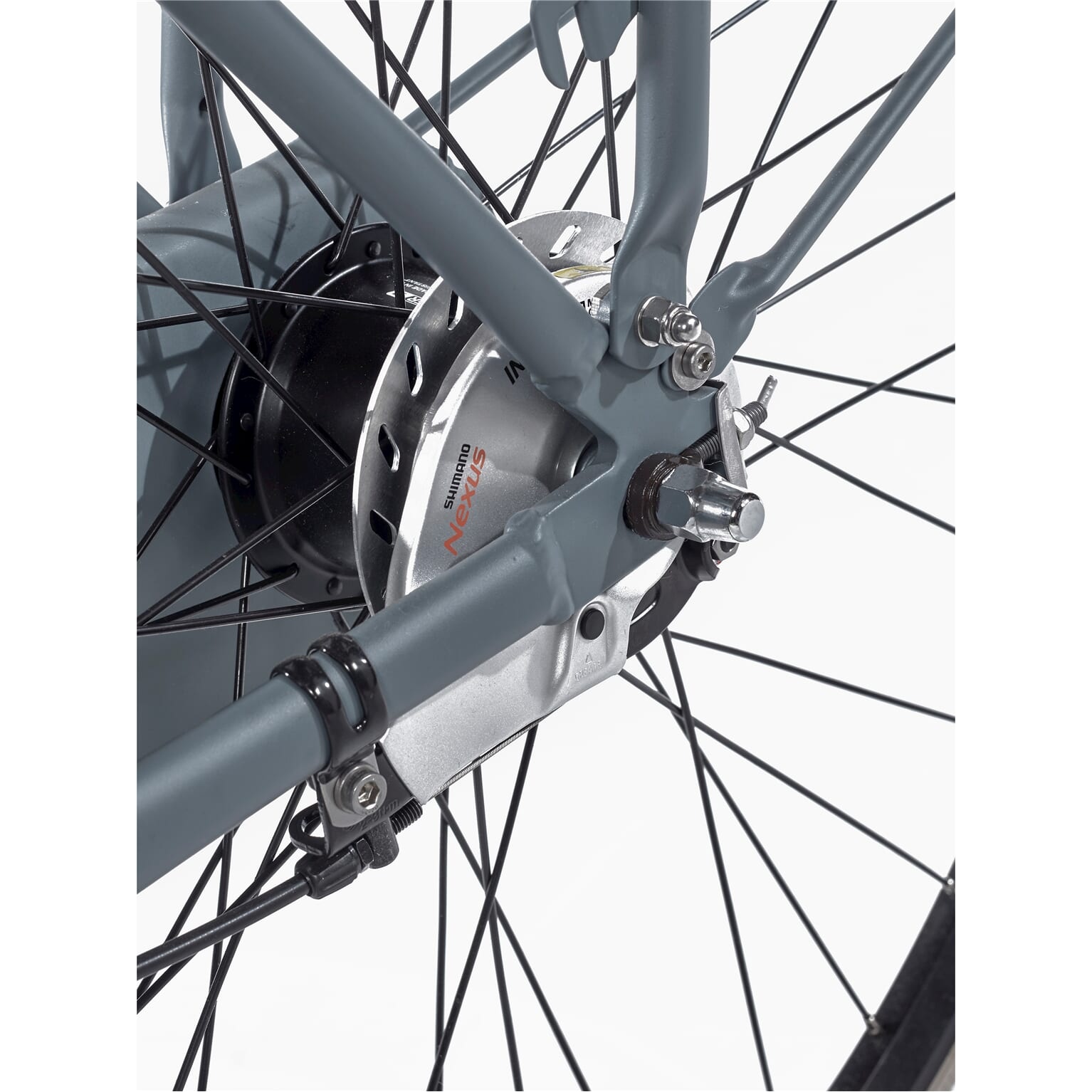 Cortina U4 transport damesfiets Grey 7 Versnellingen Dubbele handrem ...