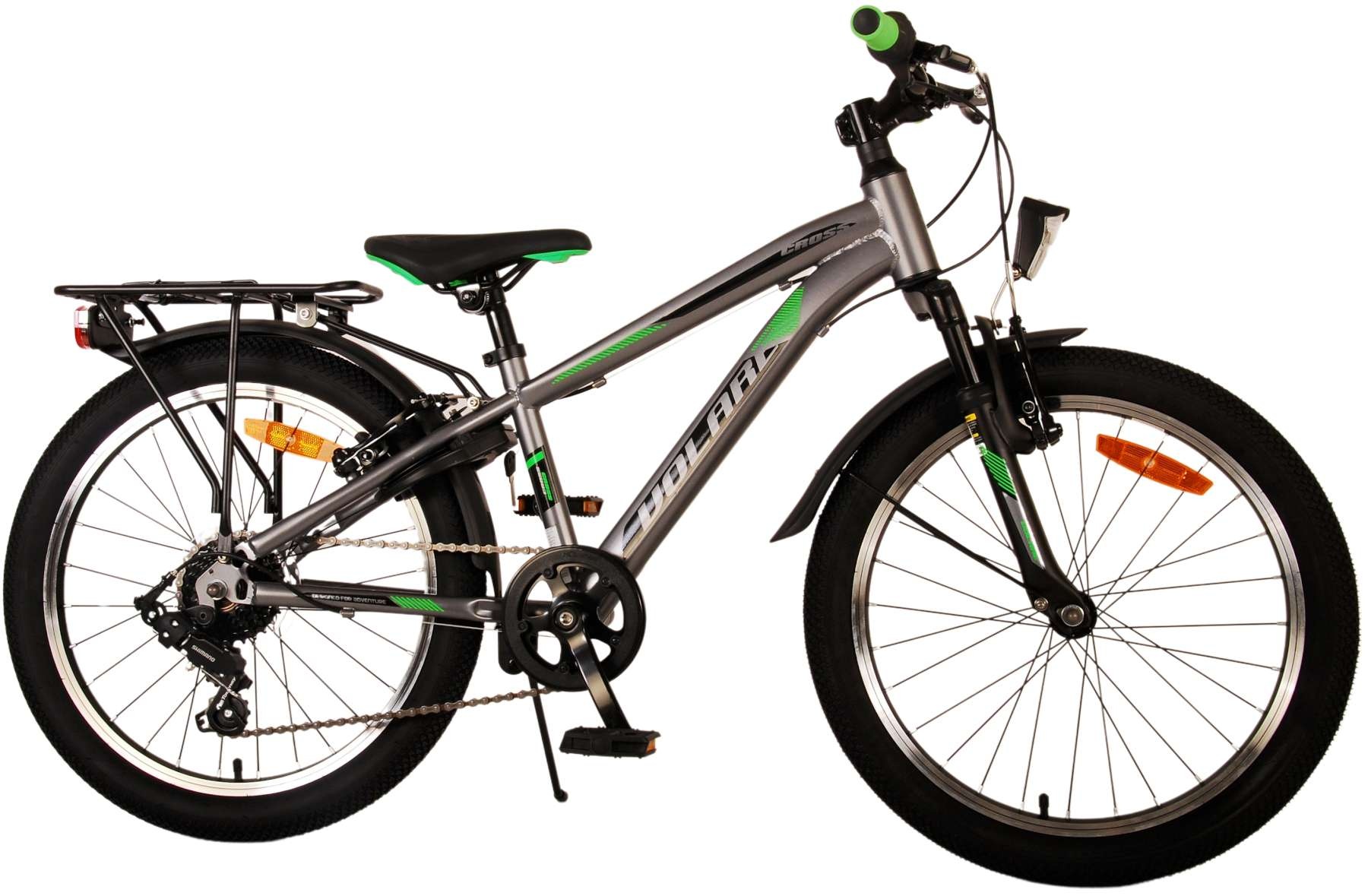 Volare Cross jongensfiets 20 inch grijs 6 versnellingen