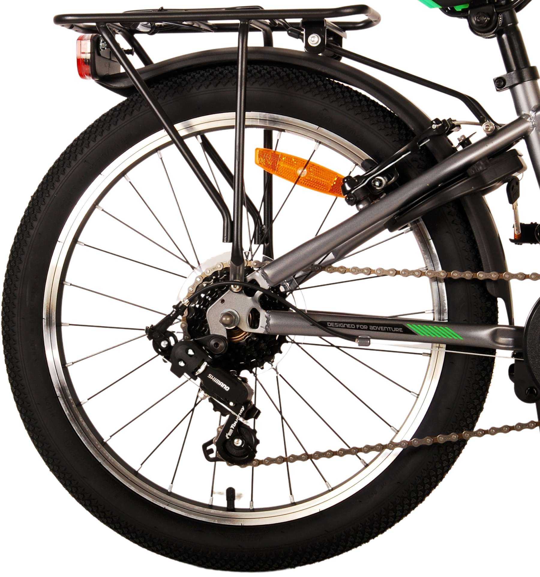 Volare Cross jongensfiets 20 inch grijs 6 versnellingen