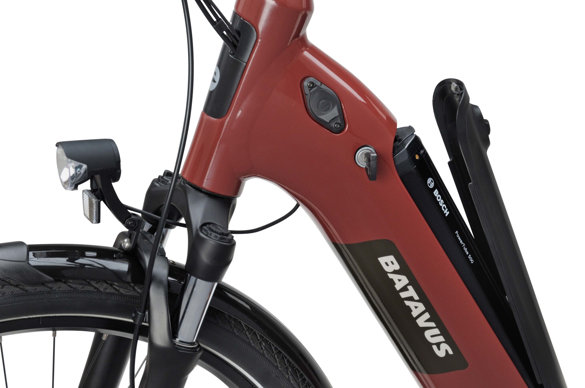 Batavus Altura E-go Power Pro BES3 500Wh Elektrische Fiets Mahonierood