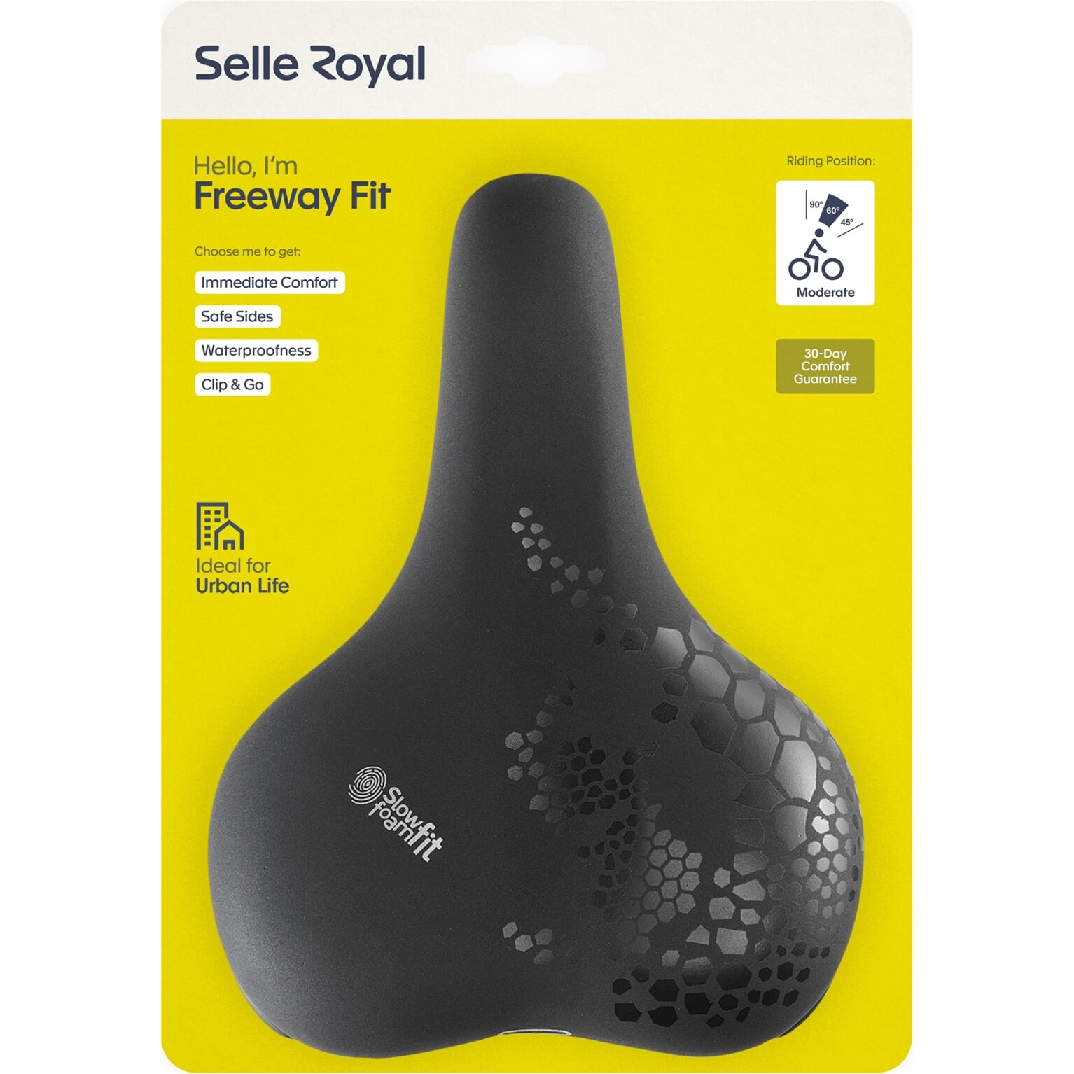 Selle Royal zadel Freeway Fit Moderate zwart