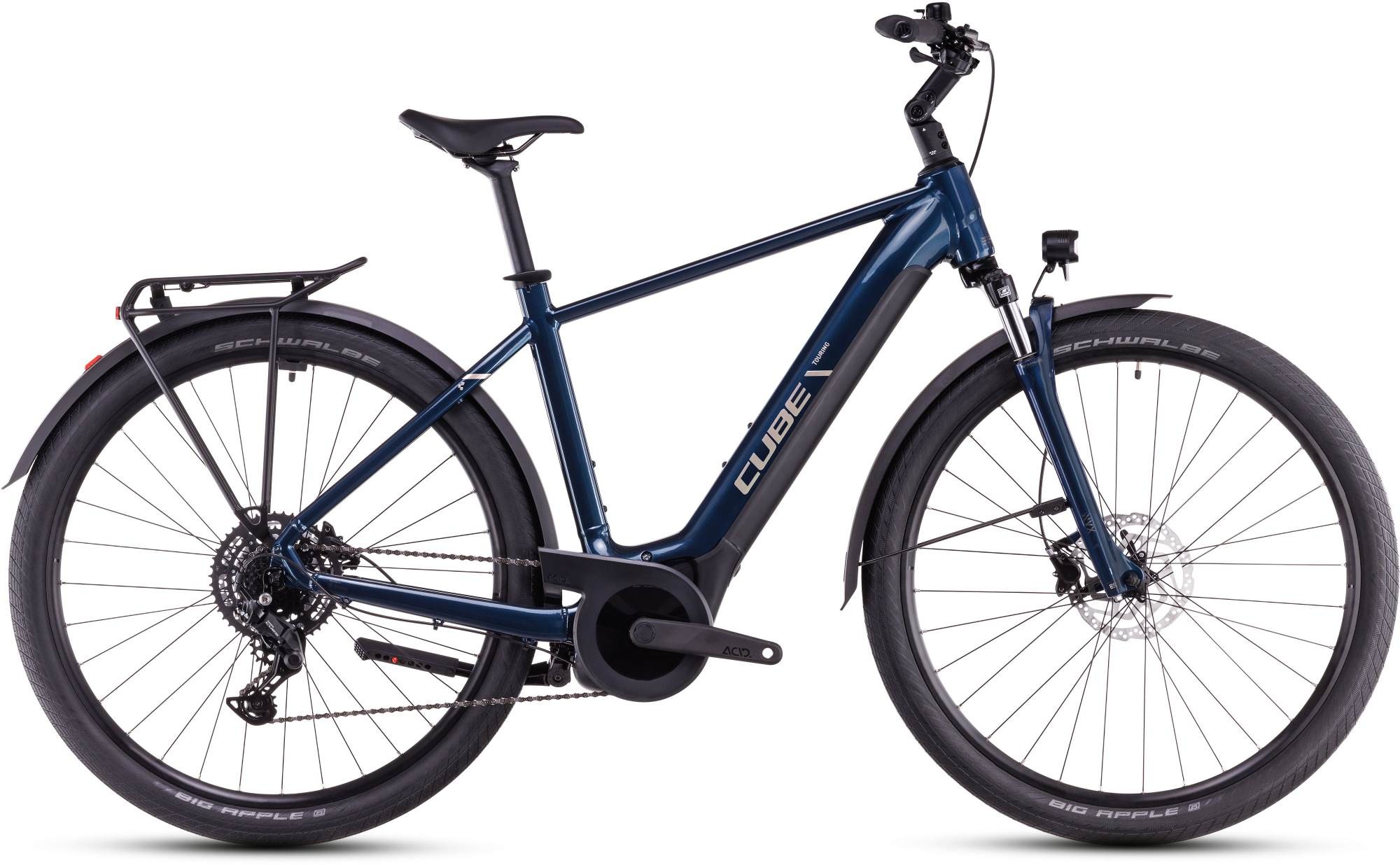 Cube Touring Hybrid One elektrische herenfiets Blauw 9V