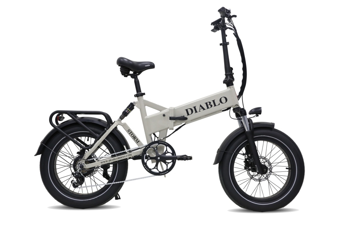 Diablo Storm Matt-Black – Elektrische fatbike met kracht en comfort