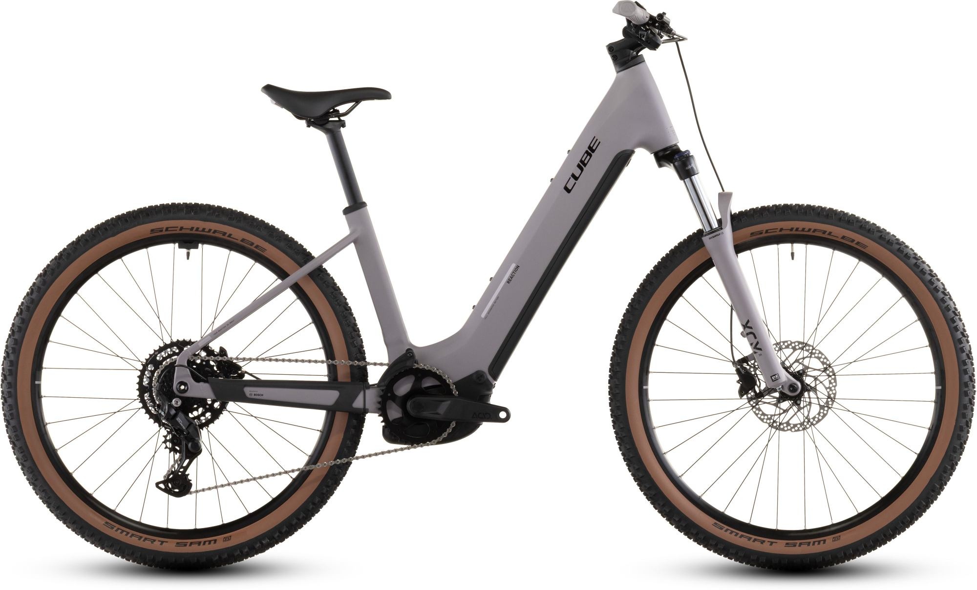 Cube Reaction Hybrid Performance 600 Plumgrey/black MTB 27.5 inch Grijs 9V