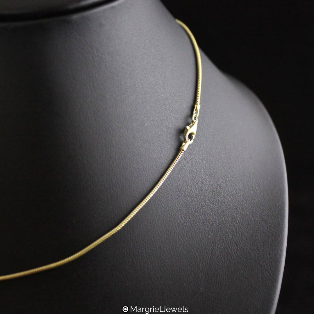 Necklace SLANG, gold - Margriet Jewels