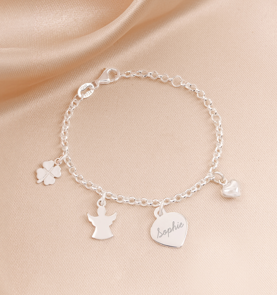 Doop cadeau Baby armbandje met naam? Gratis verzending - KAYA Sieraden