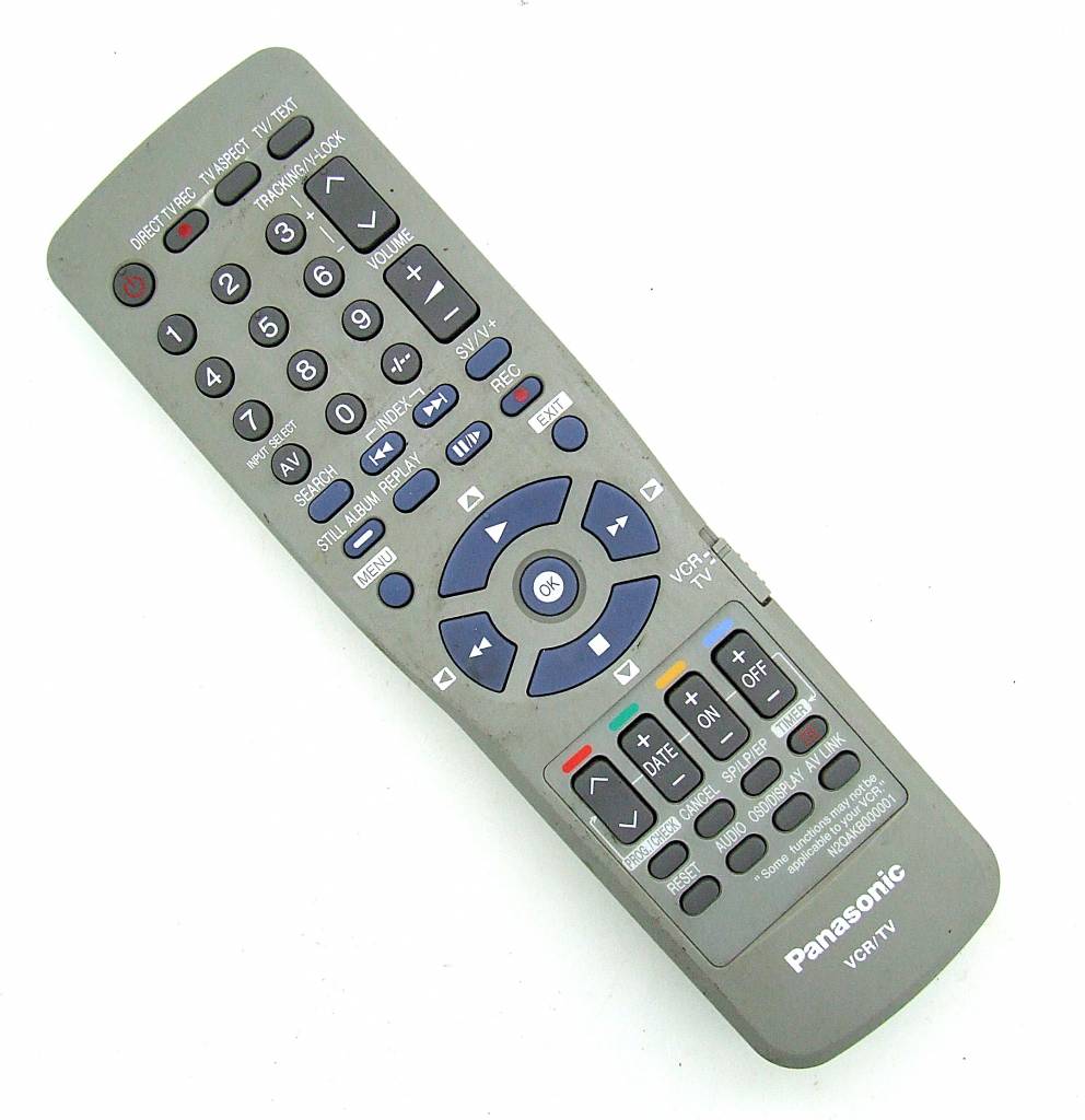 Original Panasonic remote control N2QAKB000001 VCR/TV remotecontrol ...