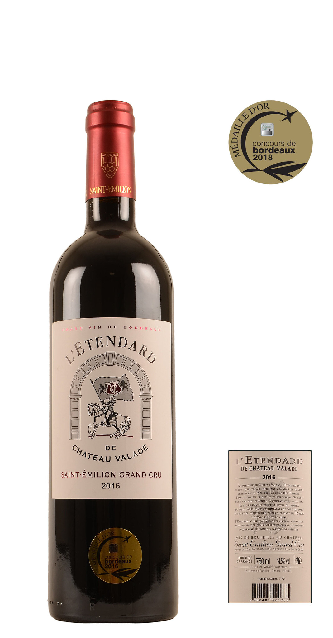 Château Valade L'Etendard de Château Valade Saint-Emilio | WIJNDeal.nl ...