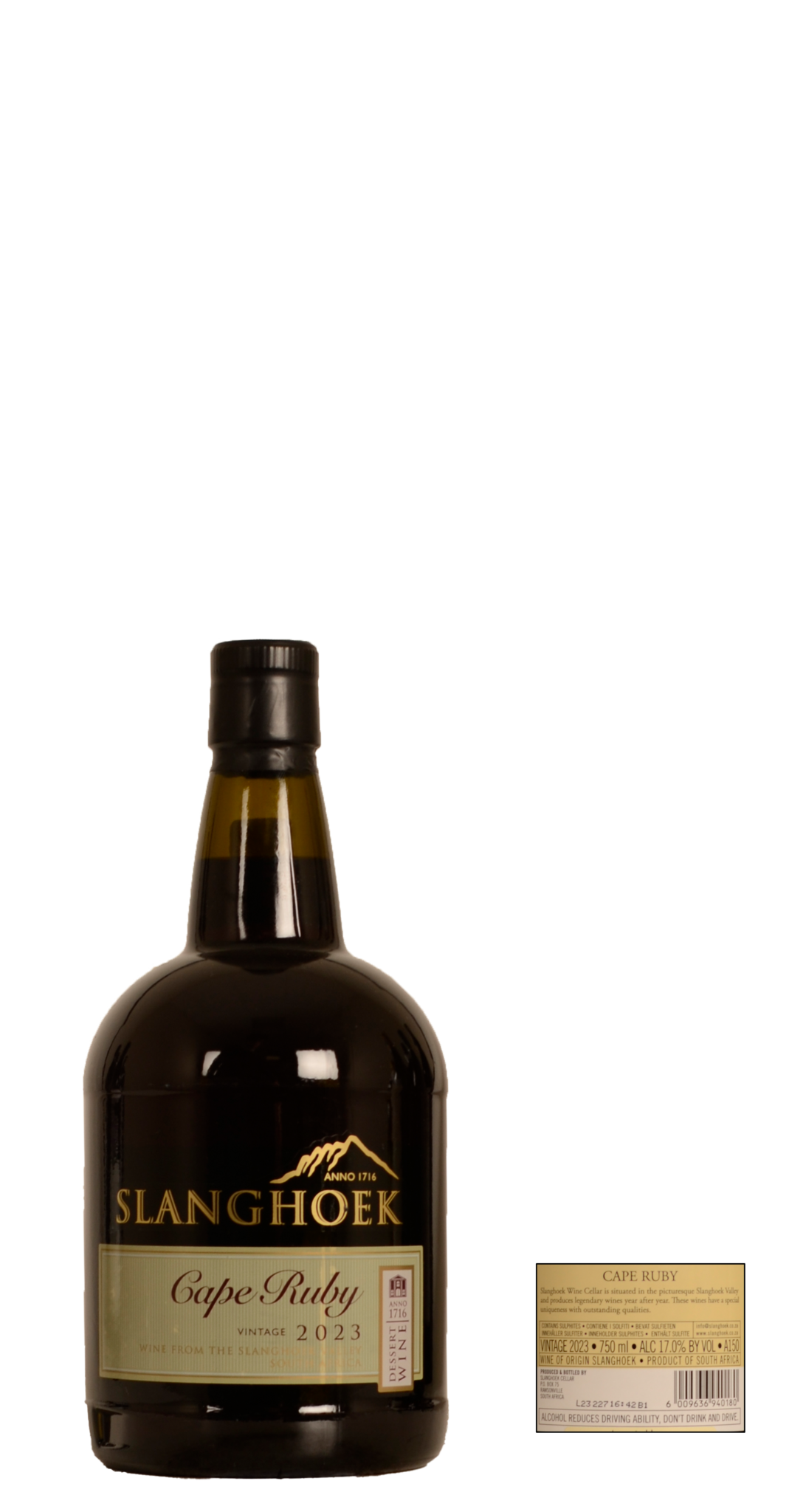 Slanghoek Cellar Cape RUBY | Wijndeal.nl - WIJNDeal.NL