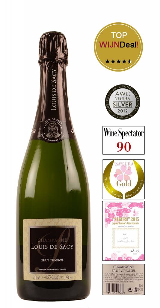 Champagne Louis de Sacy Originel Brut Magnum | Wijndeal.nl - WIJNDeal.NL