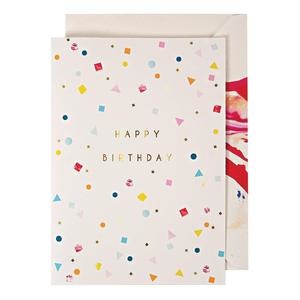 Talking Tables Marble Birthday Garland Card