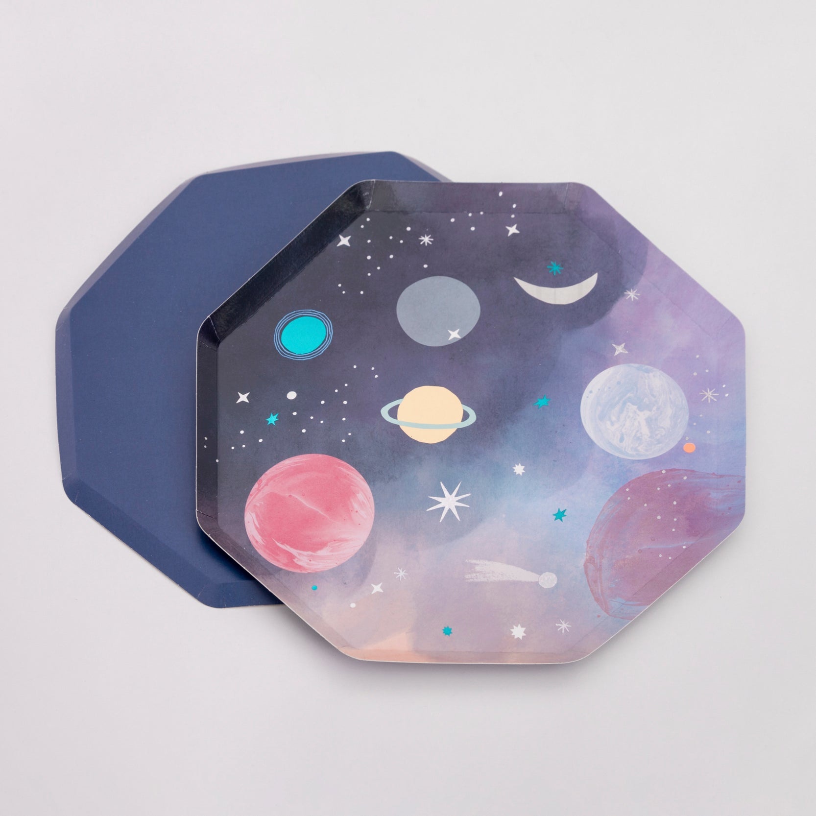Space dinner plates