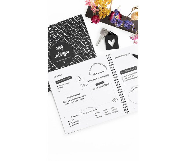 Dag collega - afscheidsboekje