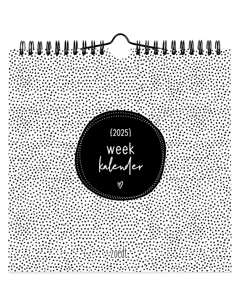 Weekkalender 2025 | handig, overzichtelijk en trendy | Zoedt.nl