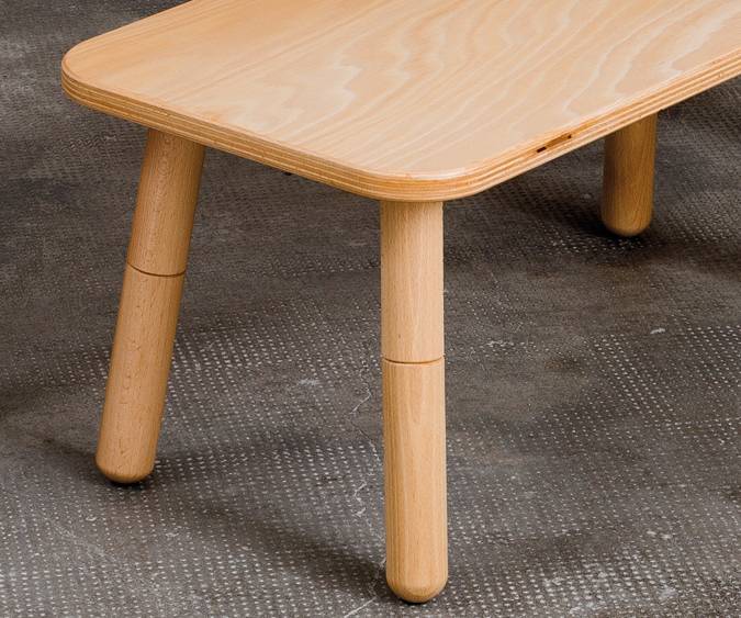 Pure Position Hocker für Growing Table Buche - ROMY Kindermöbel