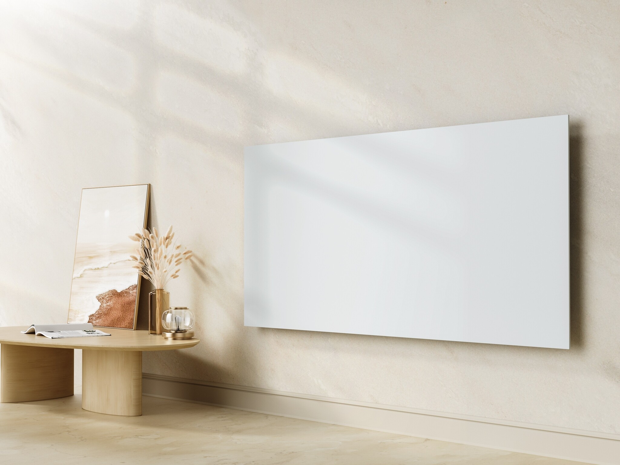 Oppio GlassHeat Pro Infrarood Paneelradiator 60x120cm - Wit