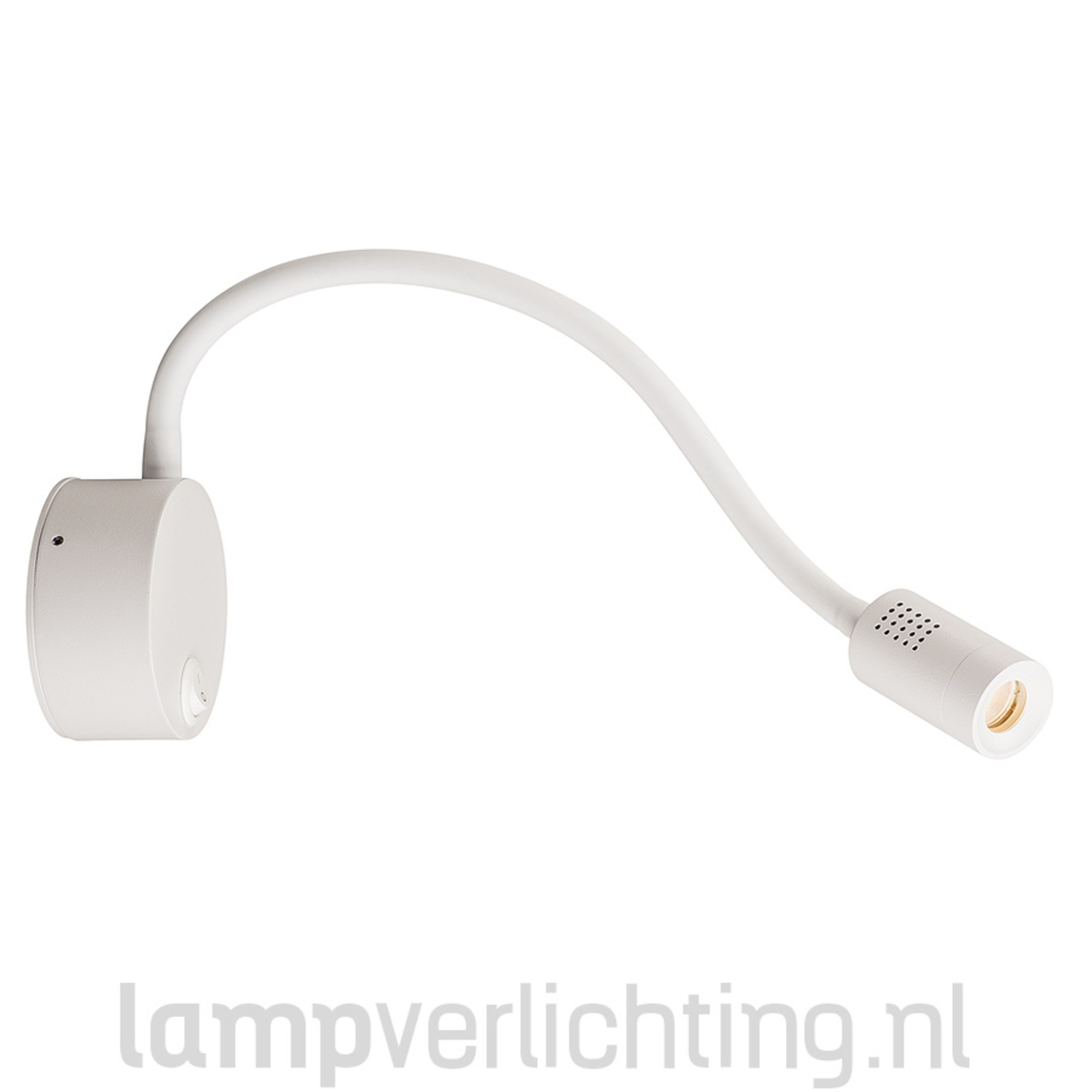 LED Leeslamp Flexibel met schakelaar - Wit, zwart of chroom ...