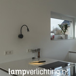 LED Leeslamp Flexibel met schakelaar - Wit, zwart of chroom ...