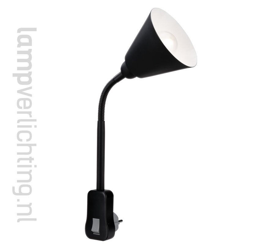 Flexibele Stekkerlamp met LED lichtbron - Wit | Zwart | Grijs ...