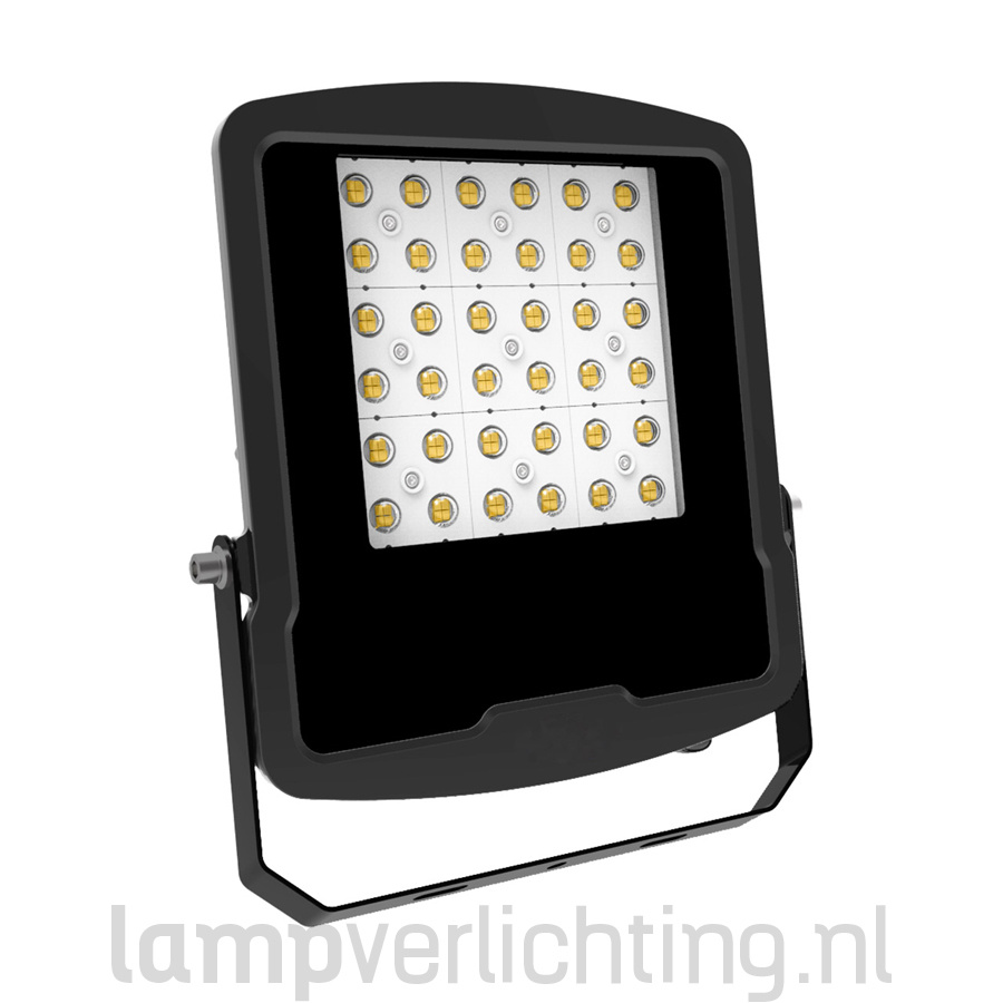 LED Schijnwerper IP65 Zwart 100W - 12.500 lumen - Slagvast ...