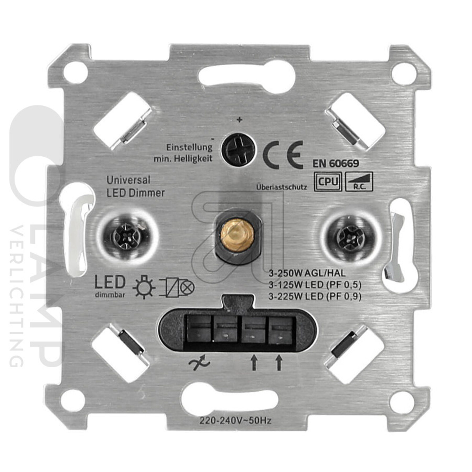LED Dimmer Universeel 230V 3-225W - Softstart en autodetect ...