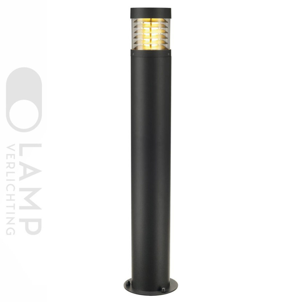 Staande Tuinlamp Lamellen E27 - Antraciet - 86 cm hoog - LampVerlichting.nl