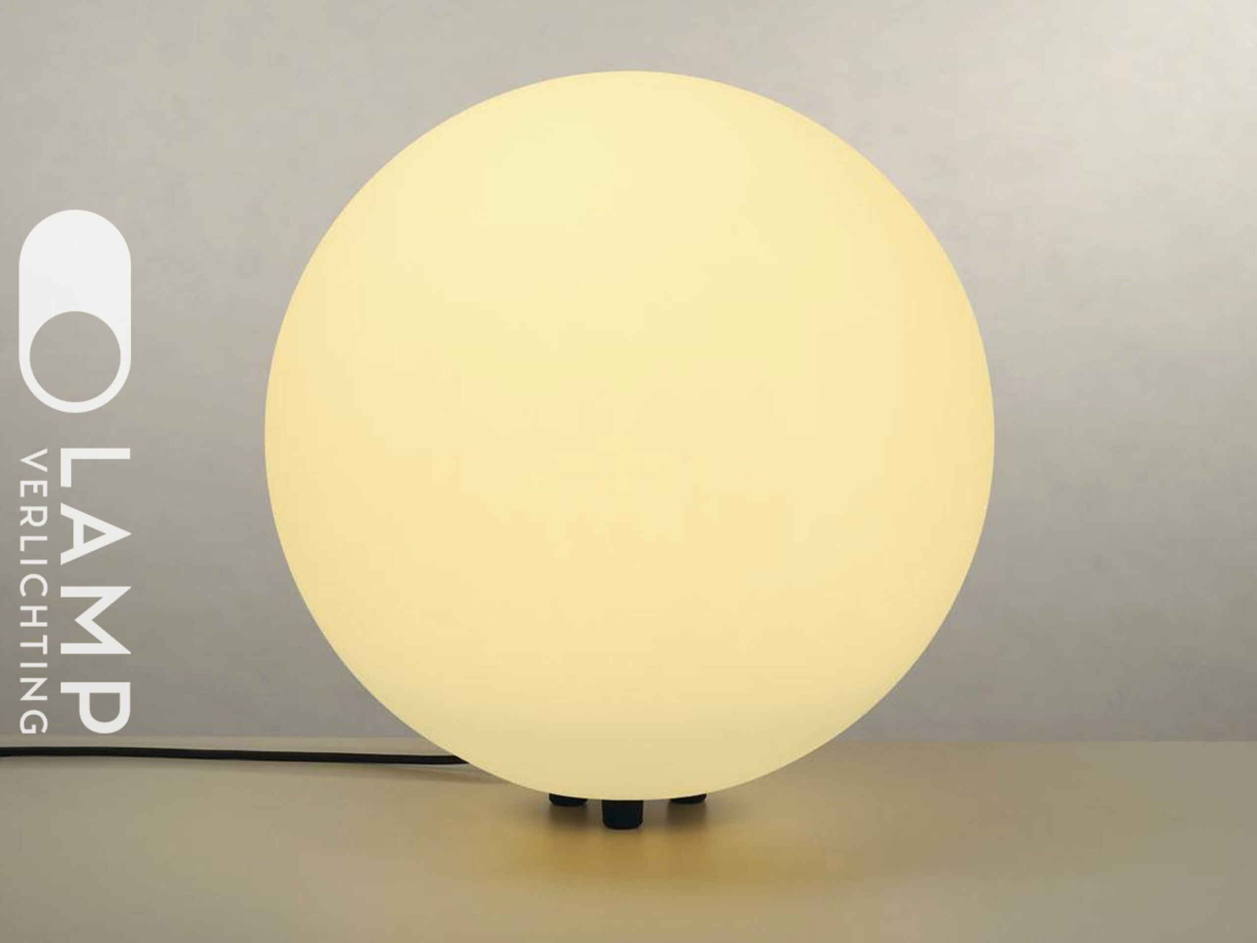 Grote Bol Buitenlamp 50 cm E27 - Lichtgevende bol voor buiten ...