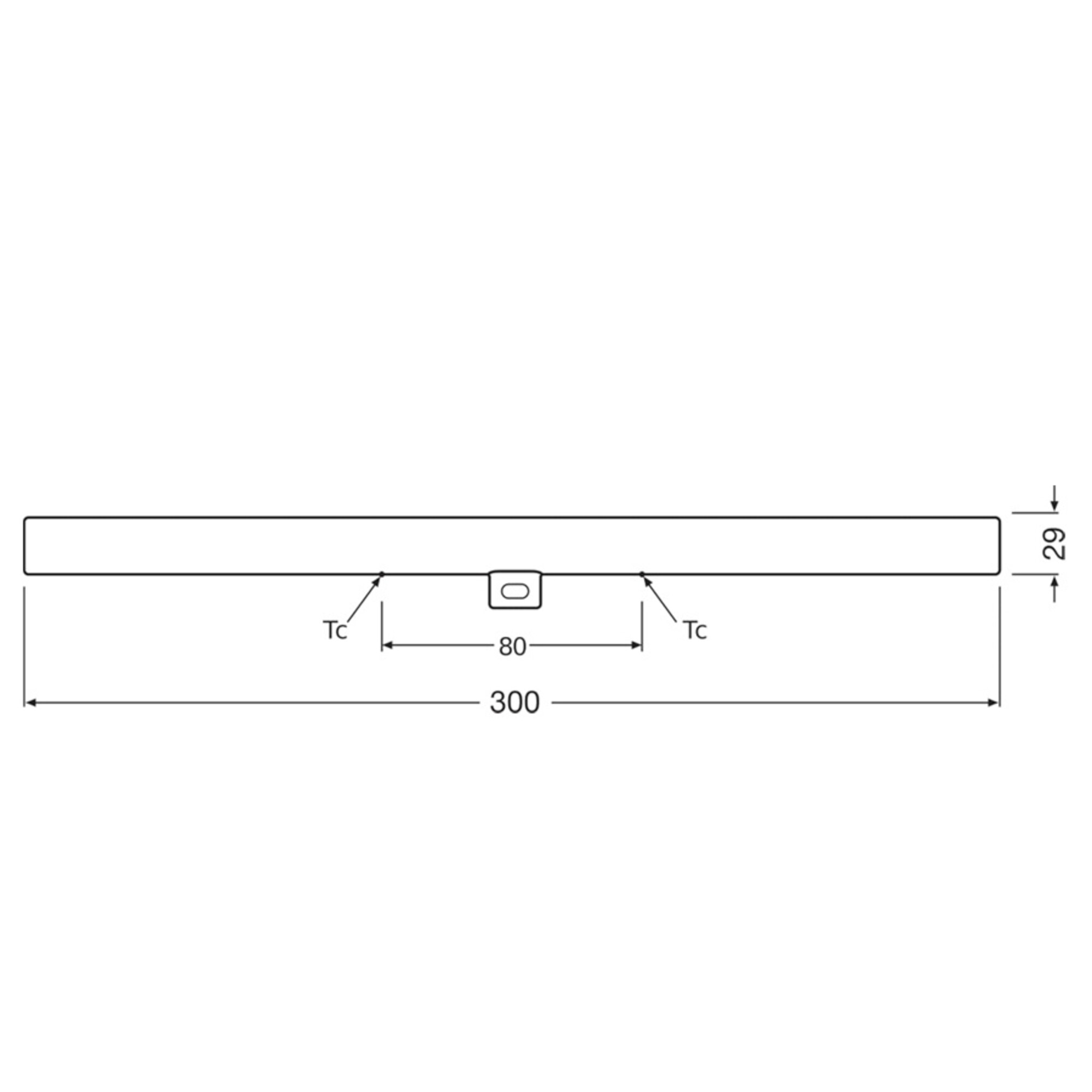 Linestra LED Buislamp 30cm S14d Dimbaar - 250 lumen - 2700K ...