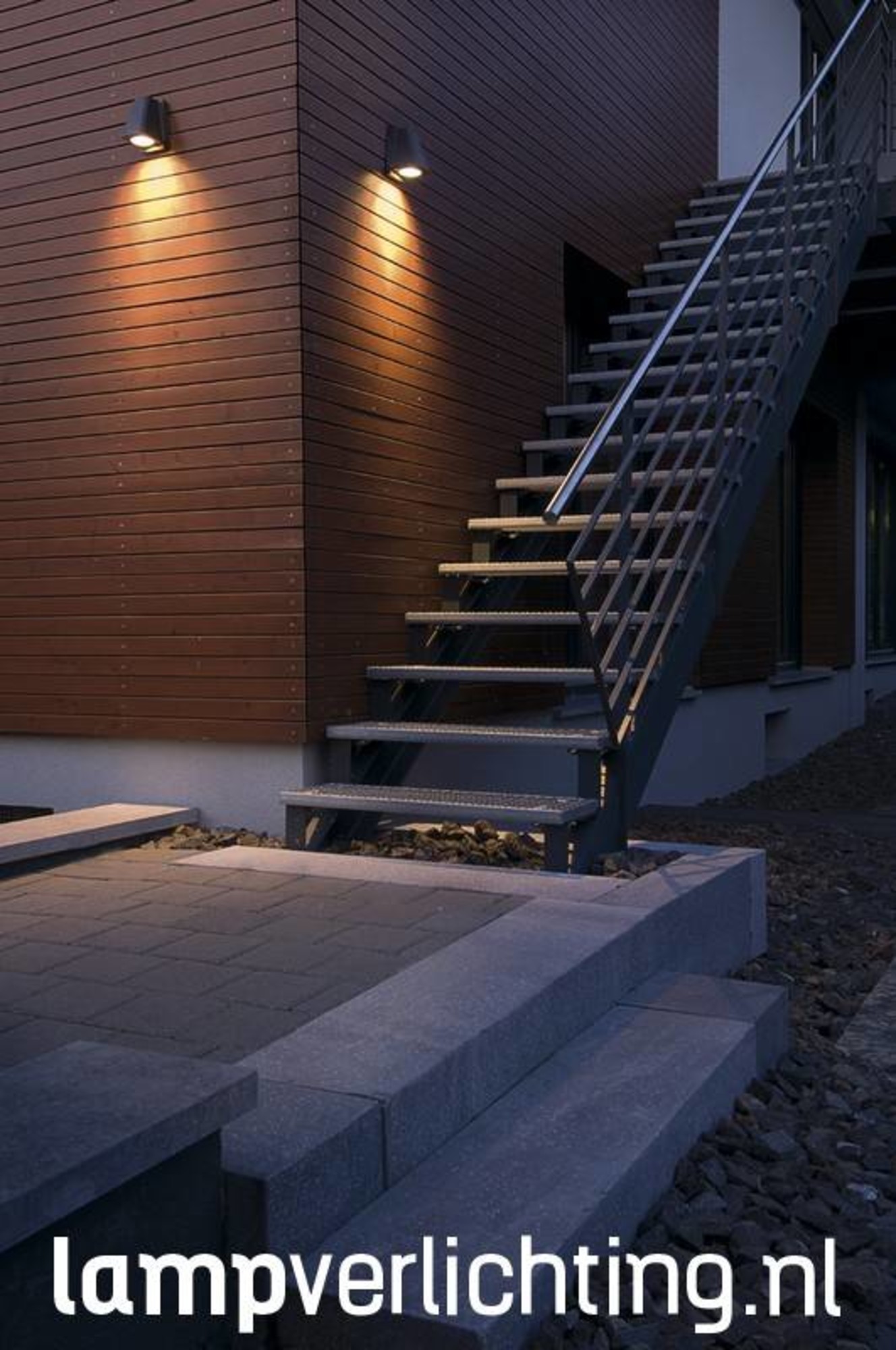 Buitenlamp Wand Entree - GU10 Downlight - Antraciet - Smart geschikt ...