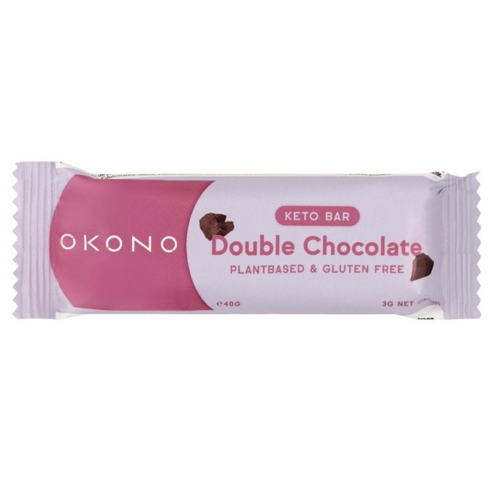 OKONO - Double Chocolate Keto Bar - Lowcarbcenter.nl