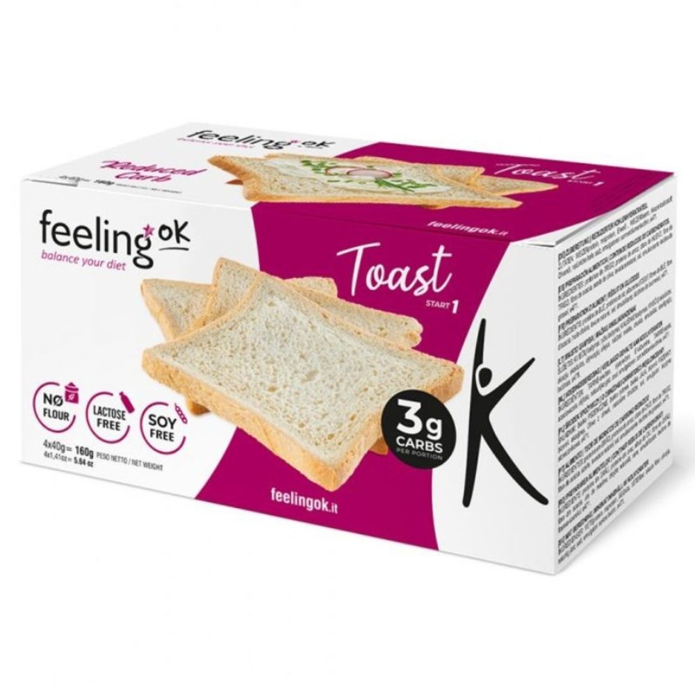 Feeling OK - Toast Wit start (16 stuks) - Lowcarbcenter.nl