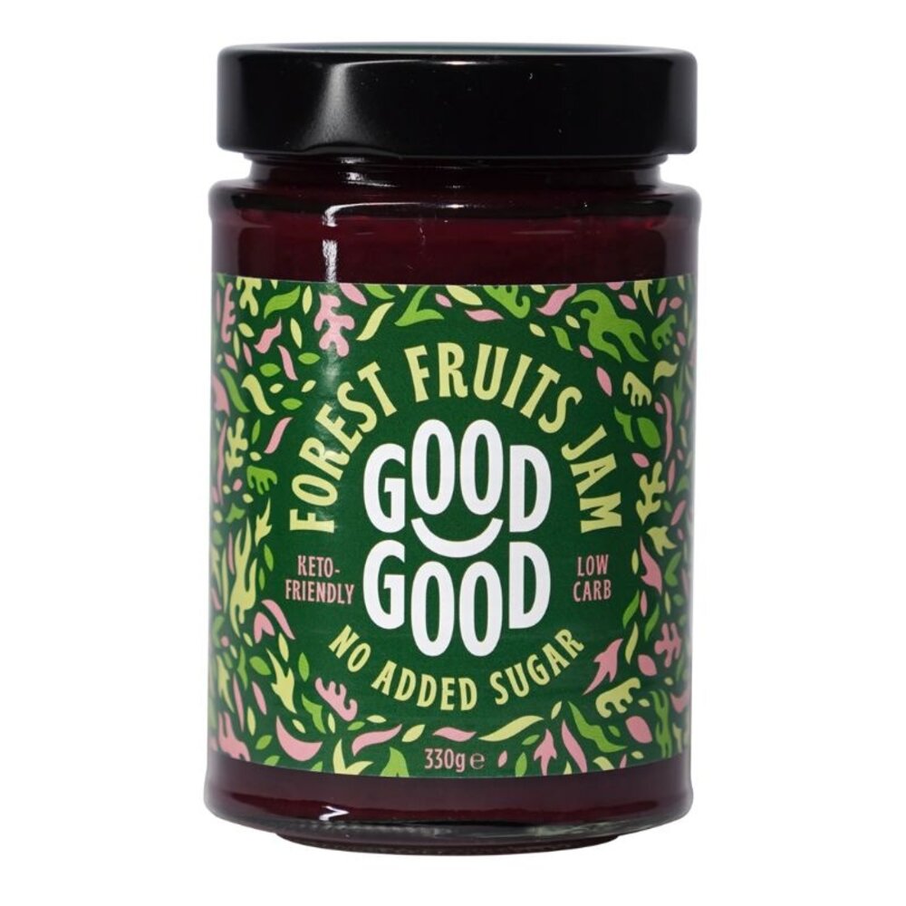 Good Good - Sweet Jam Bosvruchten met Stevia (330 gr) - Lowcarbcenter.nl