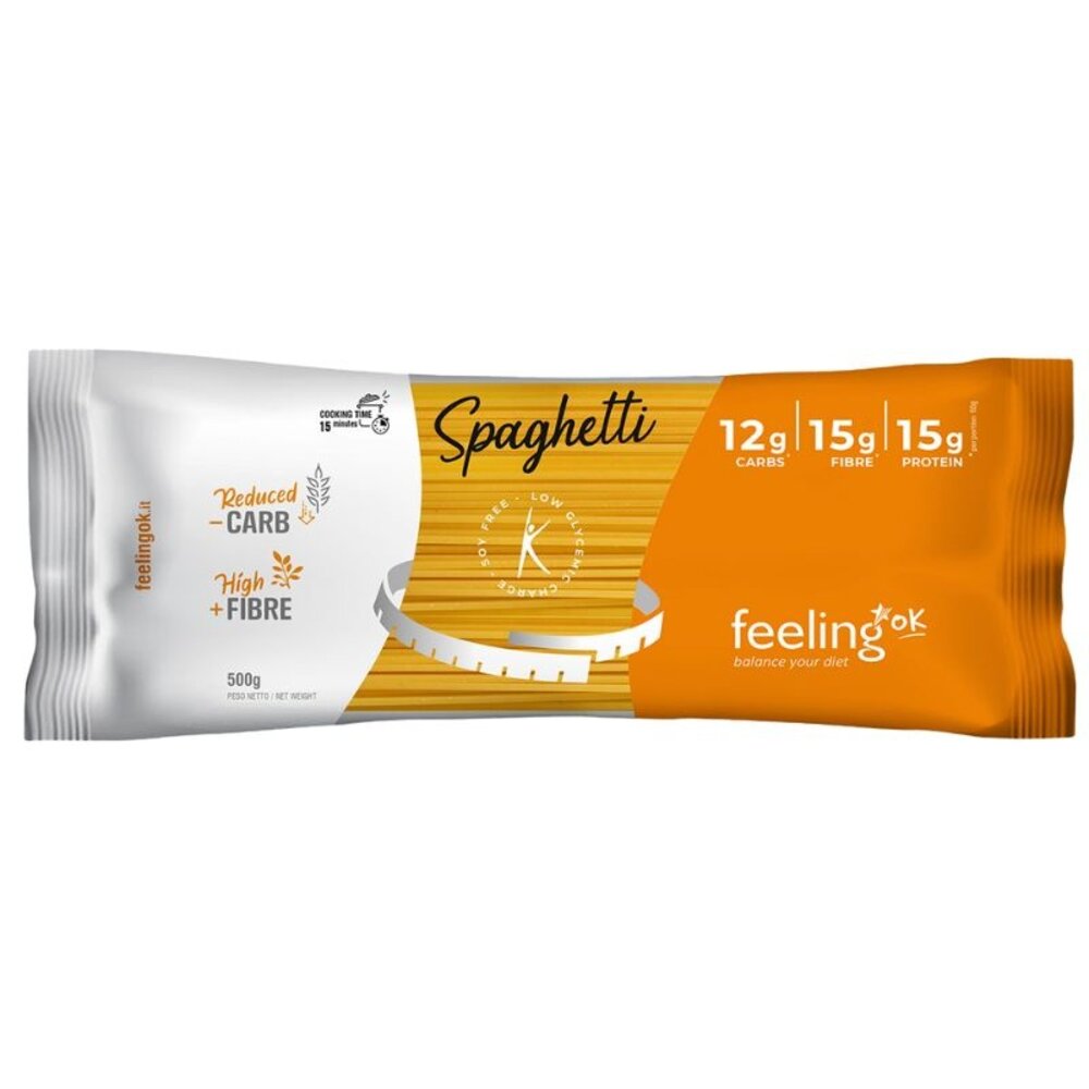 FeelingOK - Spaghetti +Fibre (500 gr) - Lowcarbcenter.nl