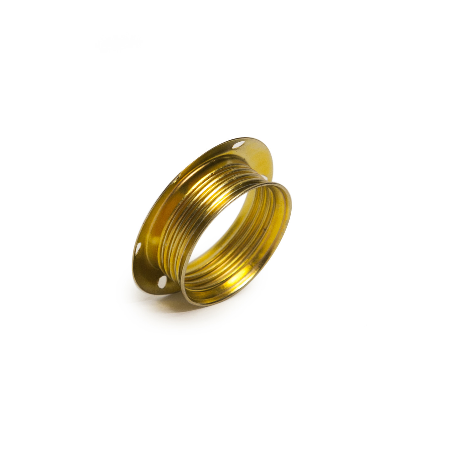 E14 Shade Ring, for Lamp Sockets, Metal with Brass colour - Lamplord ...
