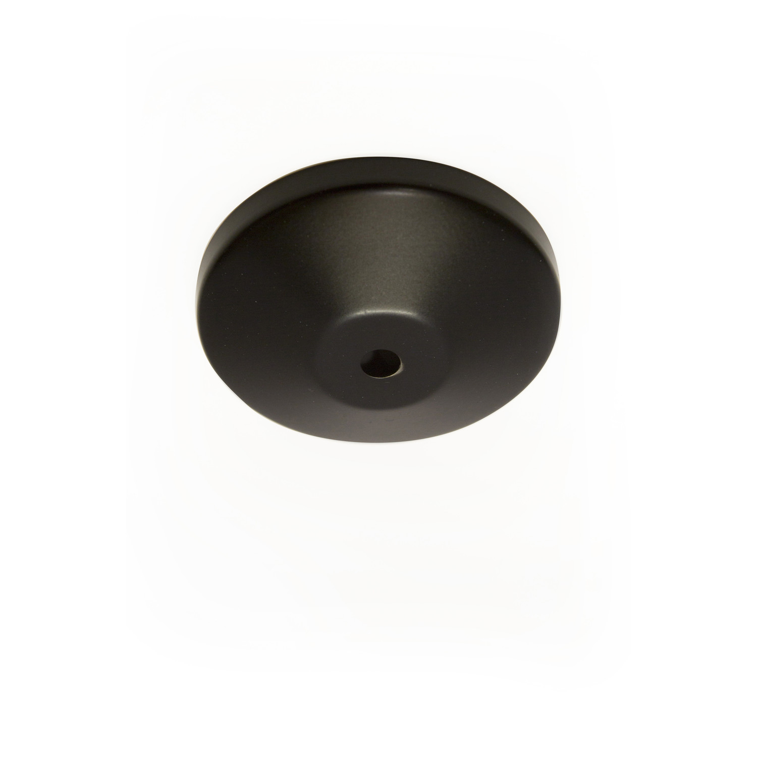 Black ceiling cap, flat model - Lamplord - Vintage Lighting