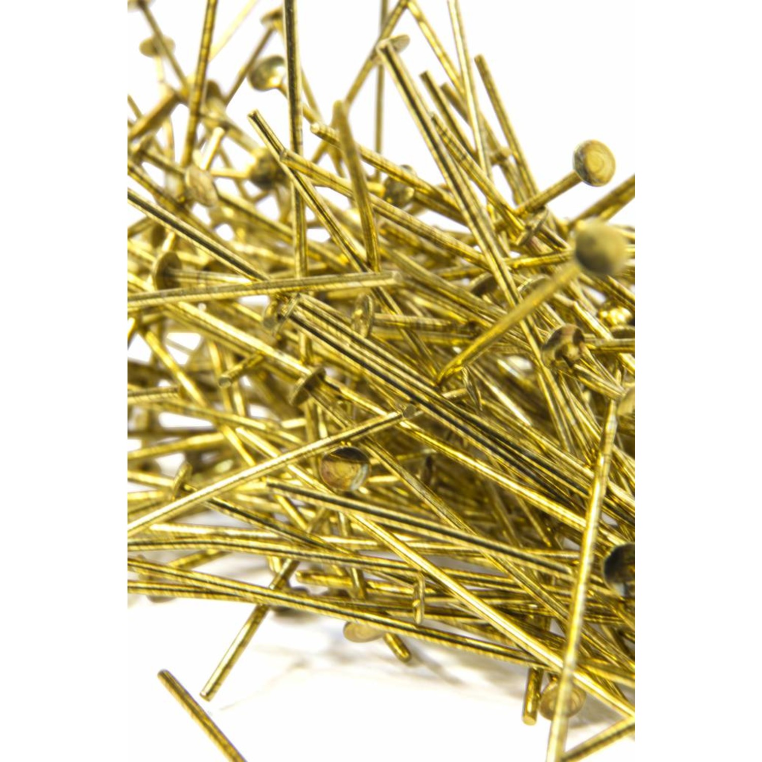 Lighting Vintage gold tone chandelier U connector pins prism hangers 50 ...