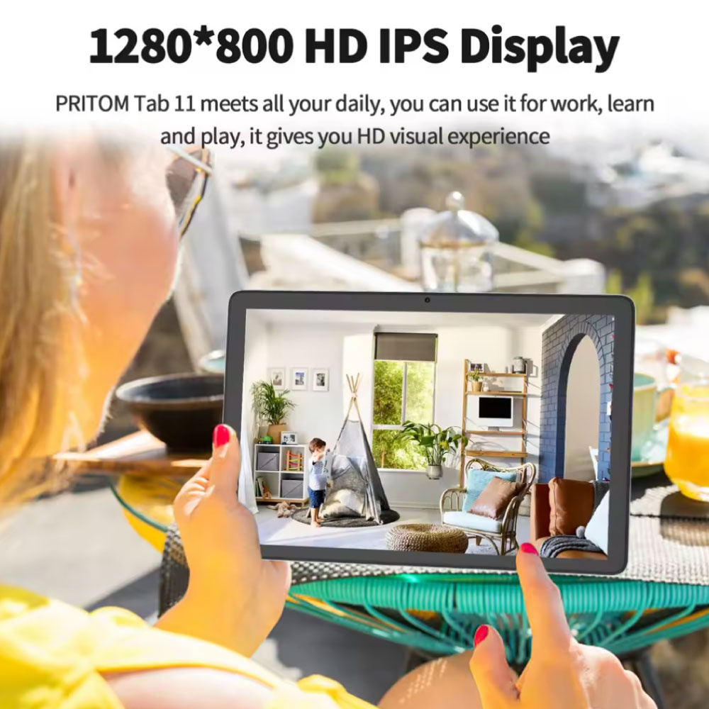 PRITOM TAB 11 Tablet - 10 Inch Display - 128 GB Opslag - 2 MP Camera ...