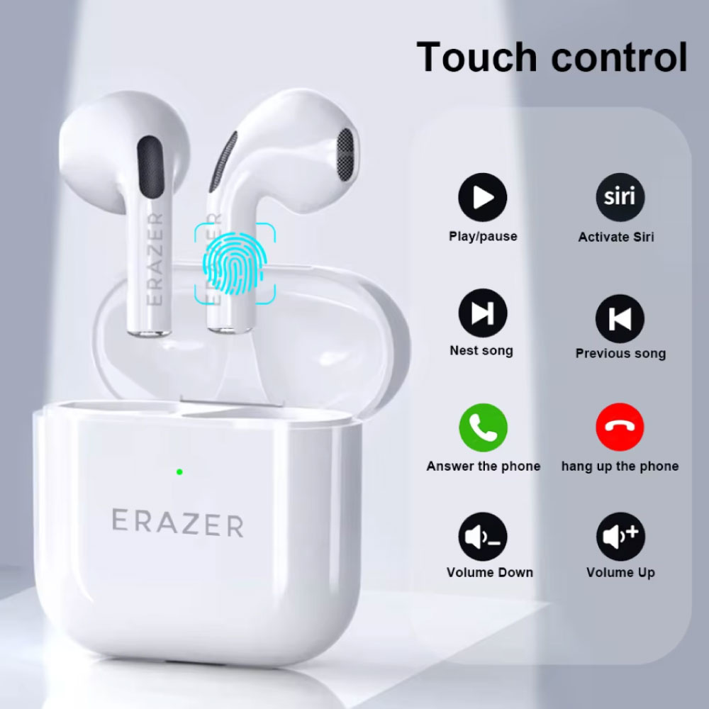 ERAZER Draadloze Oortjes - Koptelefoon Oordopjes TWS Bluetooth 5.4 ...