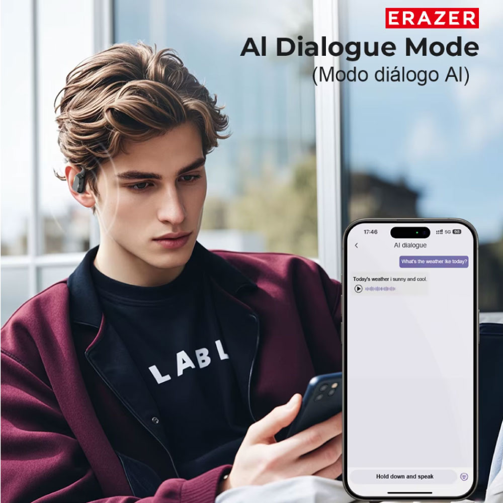 ERAZER XP6 Draadloze Oortjes - TWS Oordopjes AI Vertaling | Stuff Enough.be