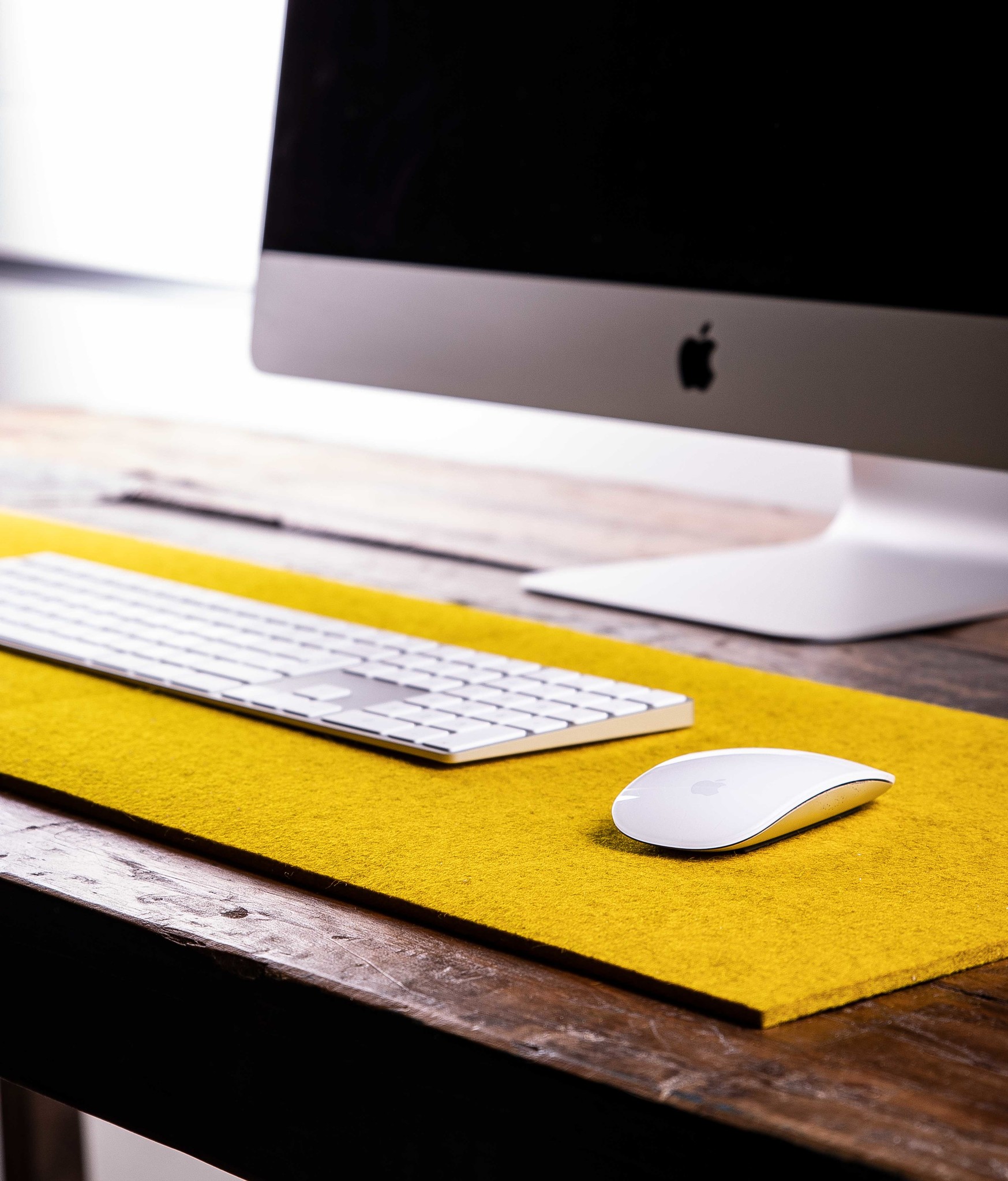 desktop pad felt custom size - werktat