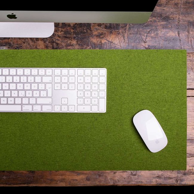 Felt desktop mat/pad | custom size | unique: many colors | virgin wool ...