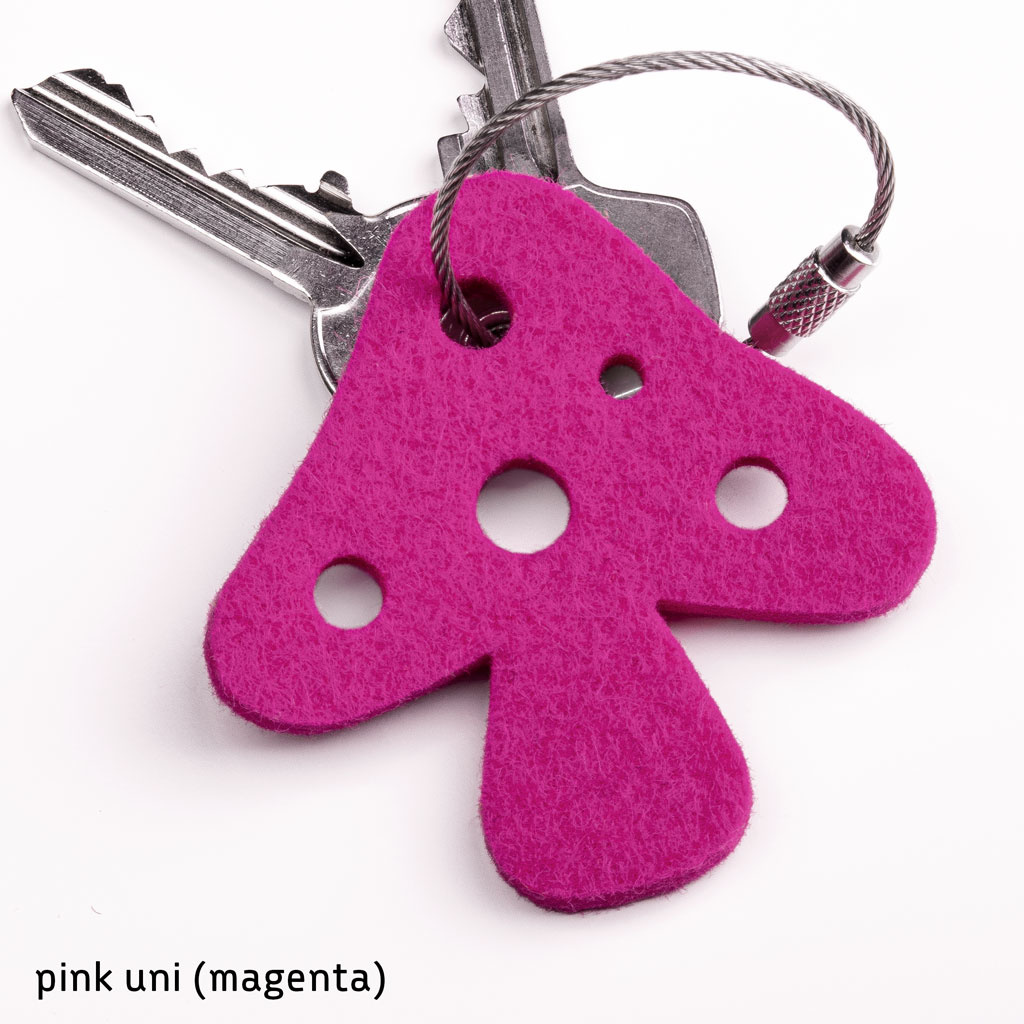 mushroom key chain - werktat