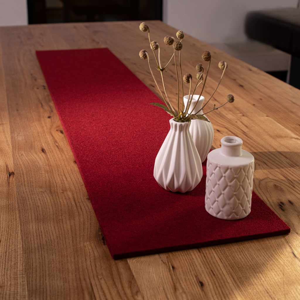 Table runner felt made to measure - werktat