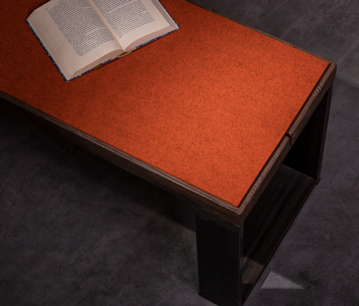 Benchtop felt seat pad made to measure - werktat