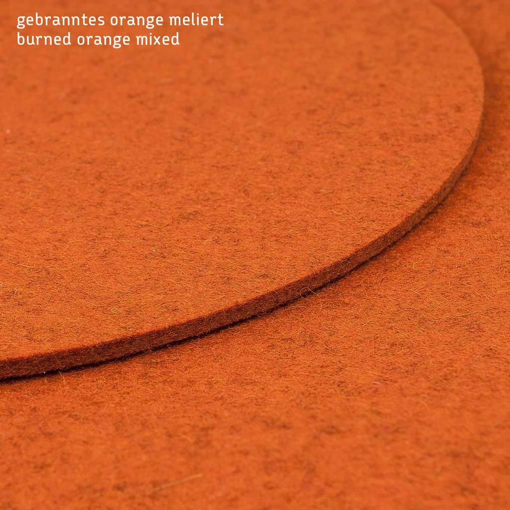 seat pad round felt Ø 30 32,5 35 37,5 40 cm - werktat