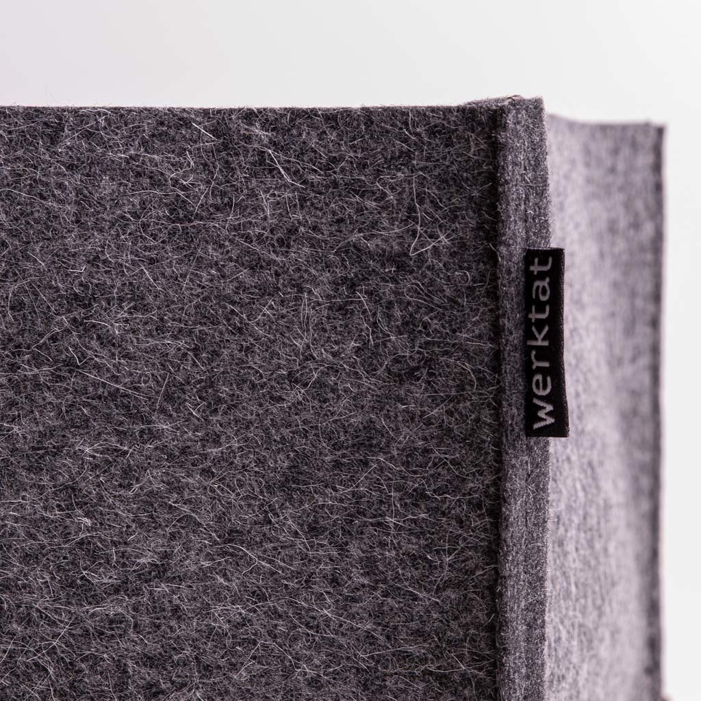 Felt box rectangular, basket for filing & storage - werktat