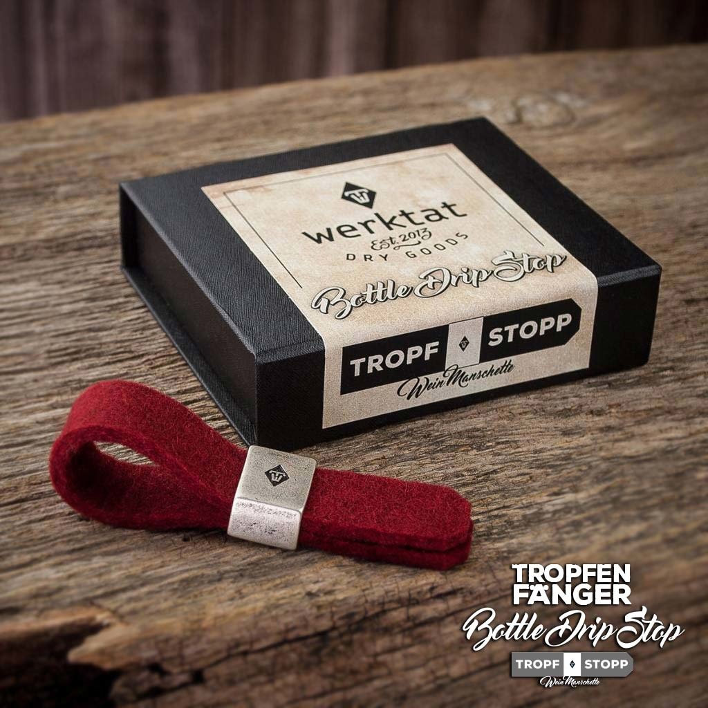 Drip stop for wine bottles: DROP STOPPER - werktat