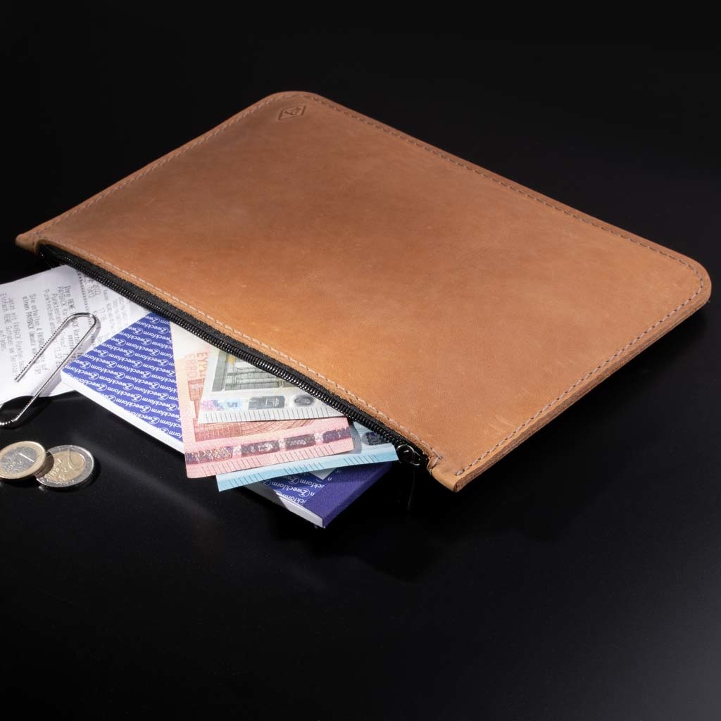 bank bag from leather - werktat