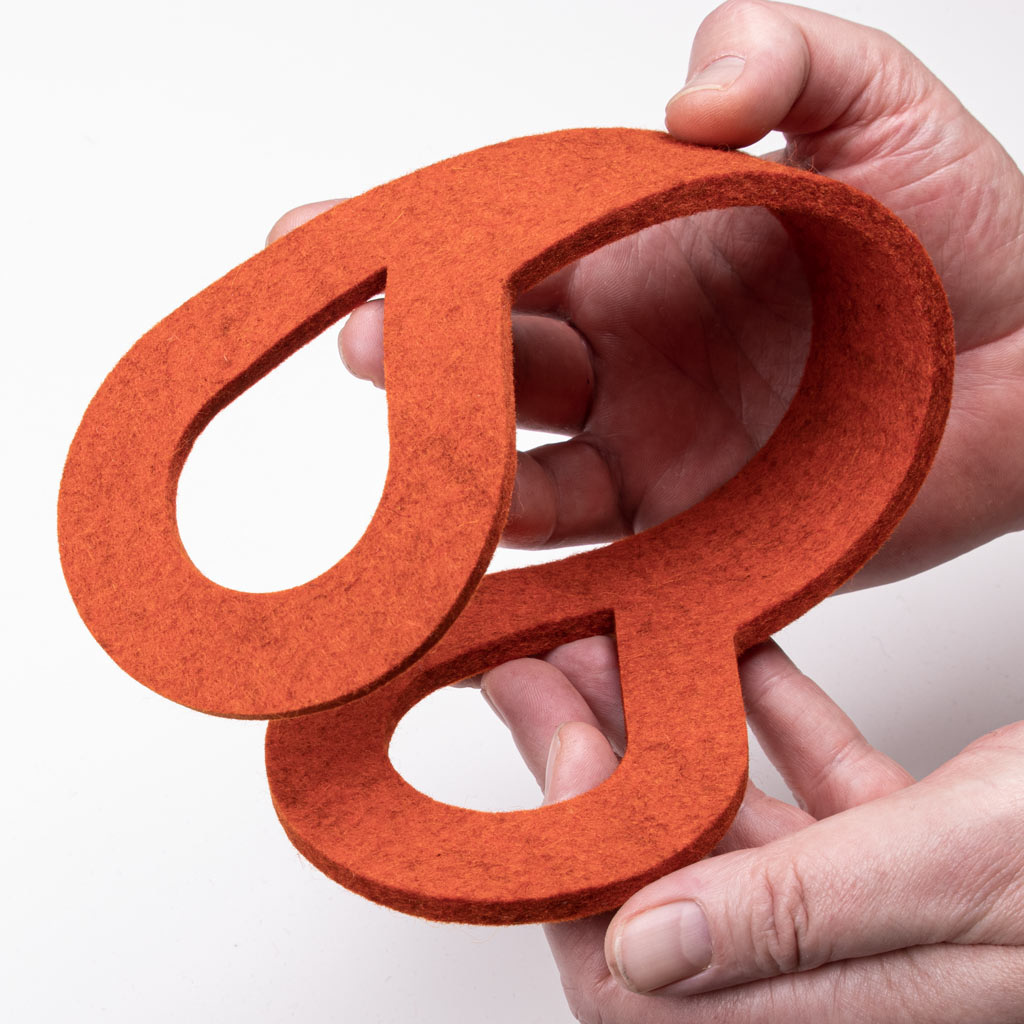 Türpuffer Klinke aus Filz - werktat